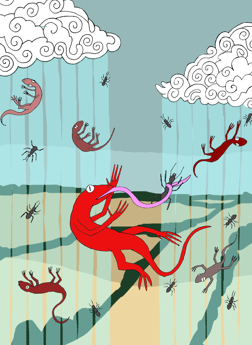 Lizard Rain by Barry Baldwin - CNQ